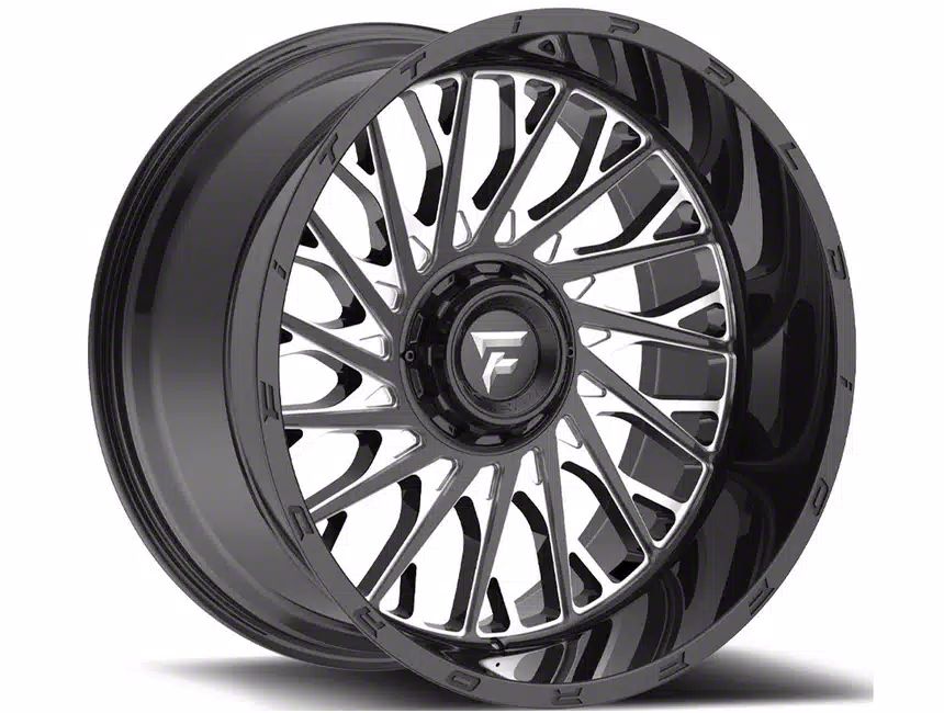 Fittipaldi Offroad Titan FTC08 Black Milled 6-Lug Wheel; 22x12; -44mm ...