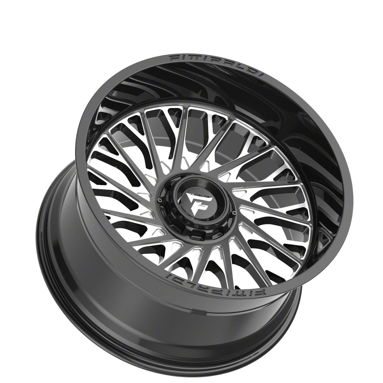 Fittipaldi Offroad Toyota 4-Runner FA08 Gloss Black Milled 6-Lug Wheel ...