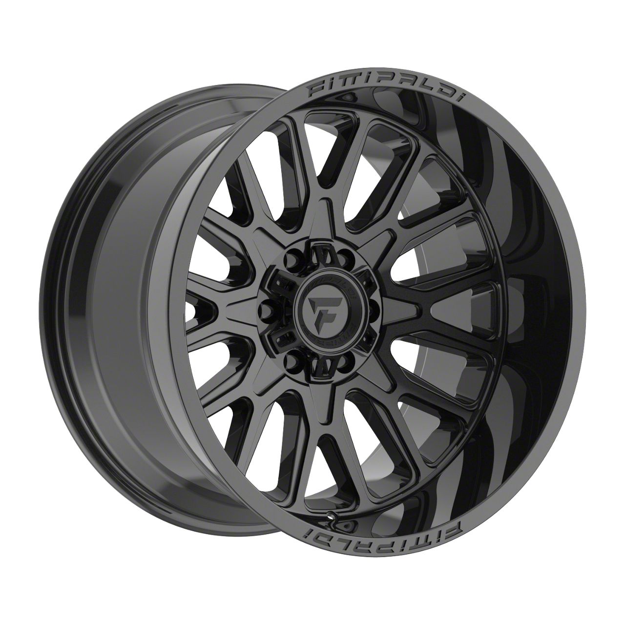 Fittipaldi Offroad Bronco FA18 Gloss Black 6-Lug Wheel; 20x12; -44mm ...