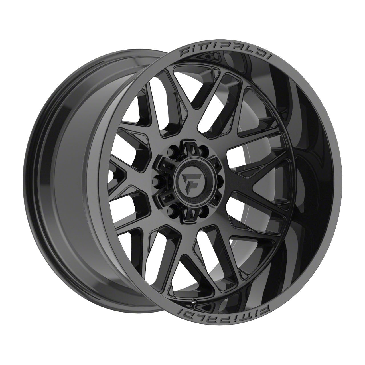 Fittipaldi Offroad Bronco FA19 Gloss Black 6-Lug Wheel; 20x12; -44mm ...