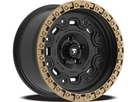 Fittipaldi Offroad Jeep Wrangler FT100 Satin Black with Bronze Ring ...