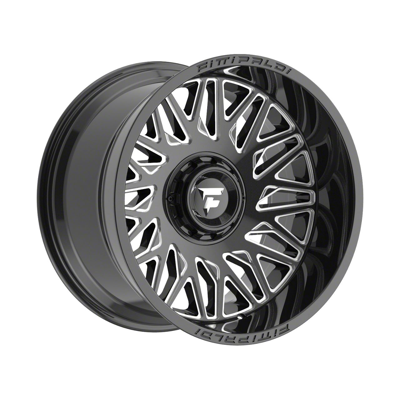 Fittipaldi Offroad Jeep Wrangler FA07 Gloss Black Milled Wheel; 20x12 ...