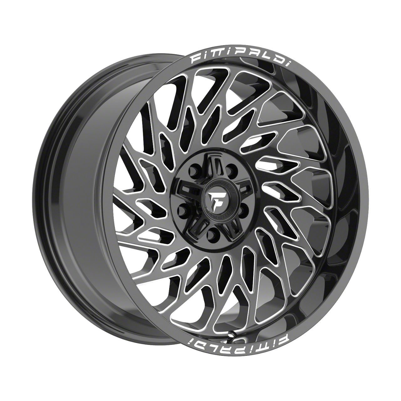 Fittipaldi Offroad Jeep Wrangler FA20 Gloss Black Milled Wheel; 20x10 ...
