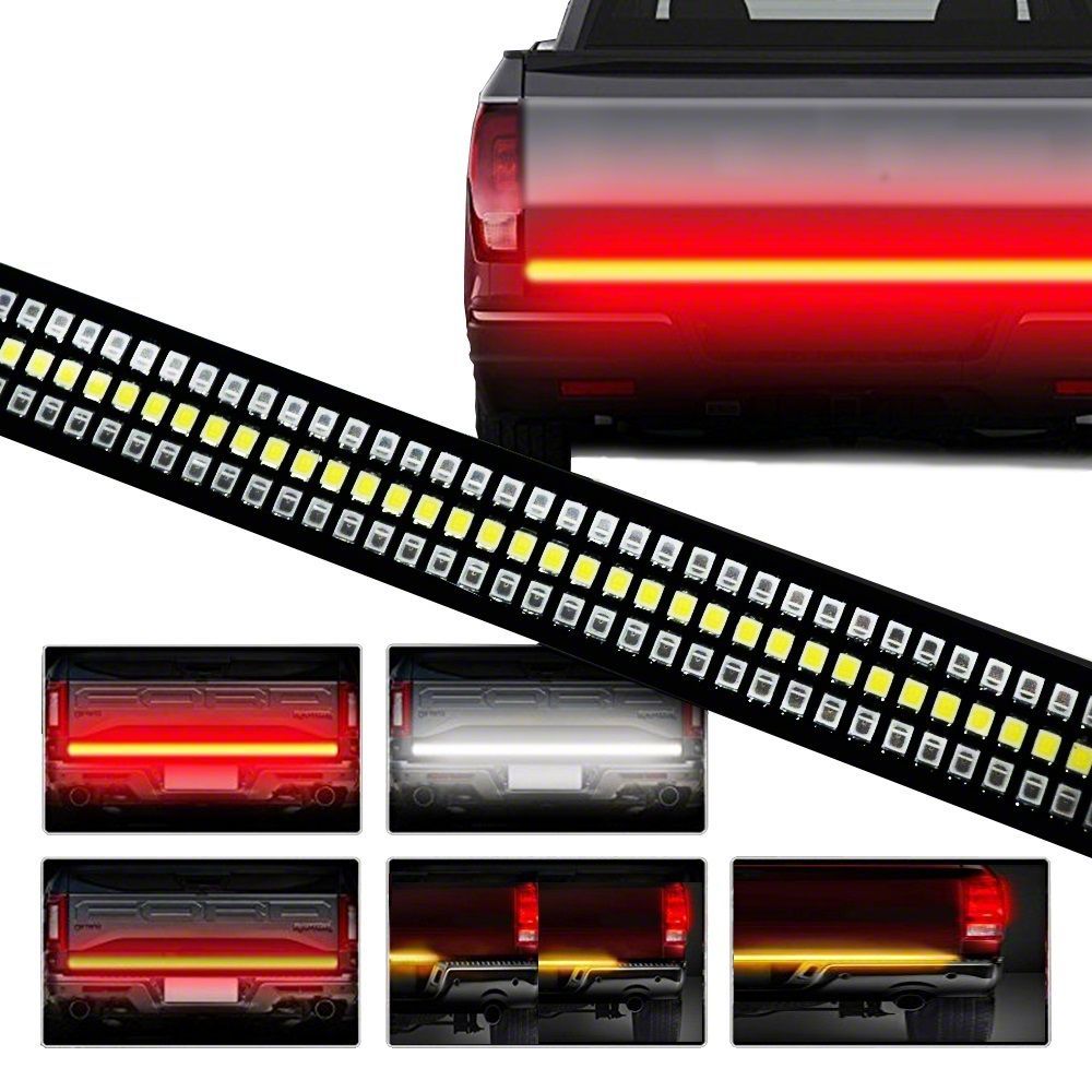 Flashtech Bronco Triple Stack LED Tailgate Light Bar with Sequential ...