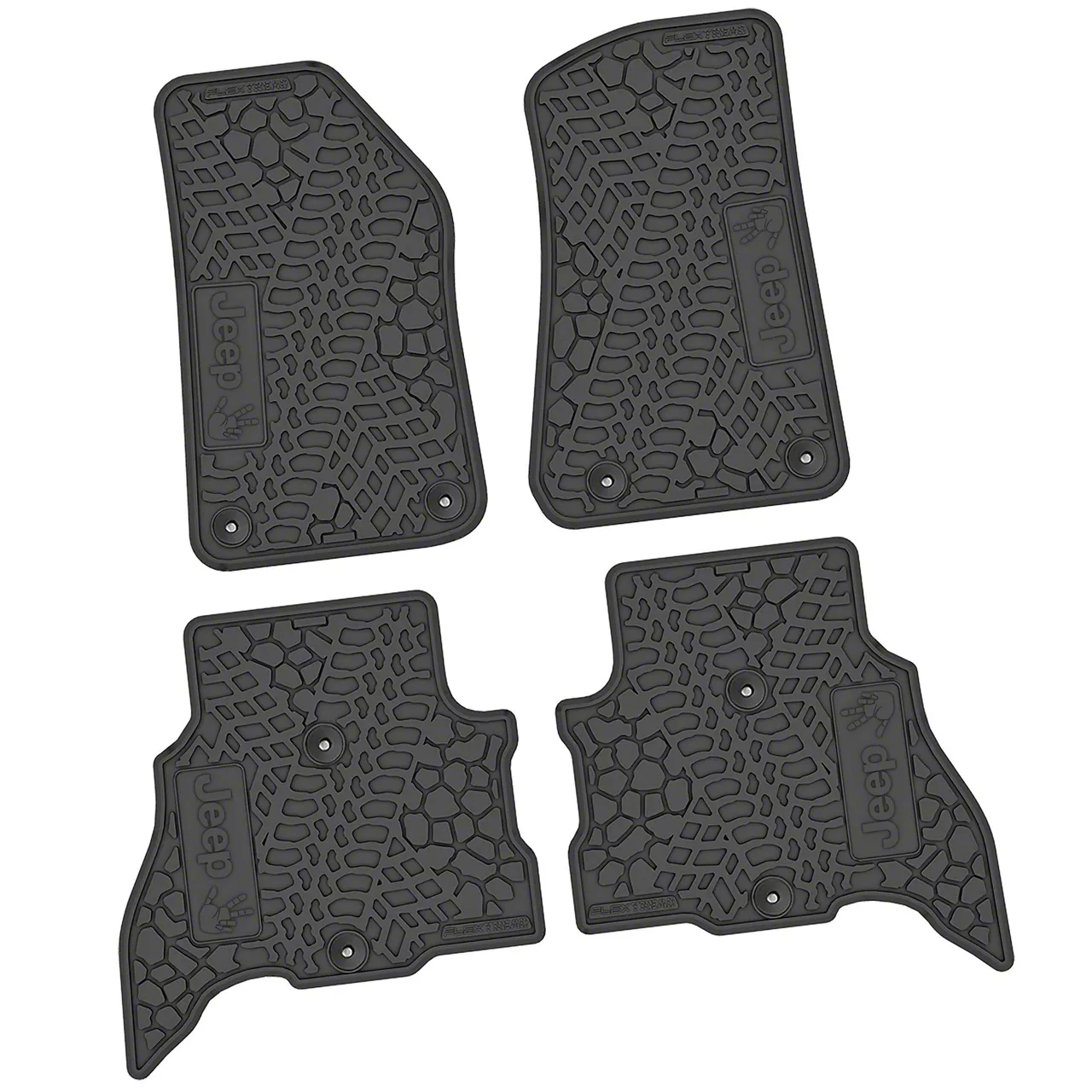 Jeep Wrangler Factory Floorpan Fit Tire Tread/Scorched Earth Scene ...