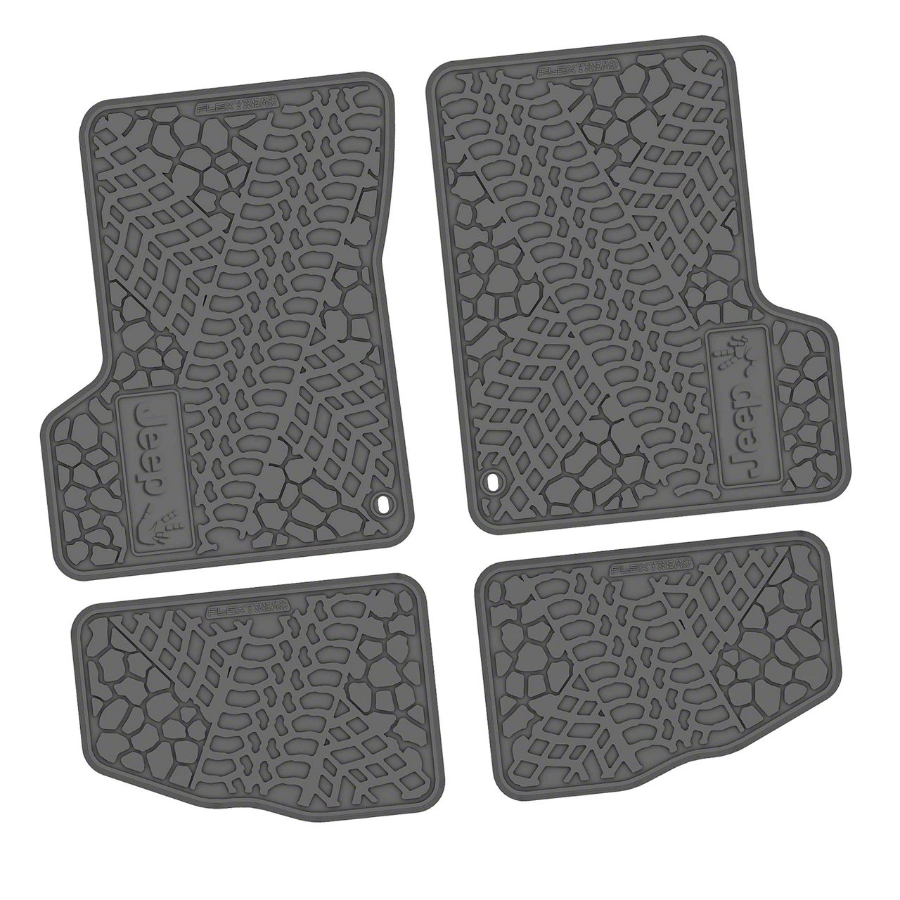 Jeep Wrangler Factory Floorpan Fit Tire Tread/Scorched Earth Scene ...