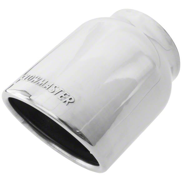 Flowmaster Toyota 4-Runner Rolled Angle Exhaust Tip; 4-Inch; Polished ...