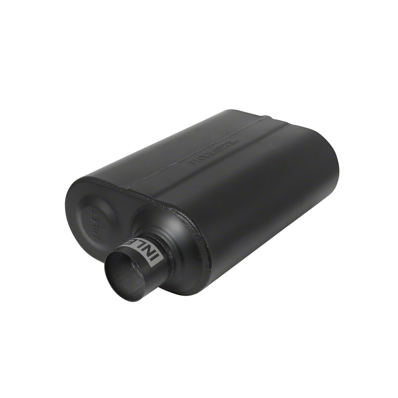 Flowmaster Jeep Wrangler Super 40 Series Offest/Offset Oval Muffler; 2. ...