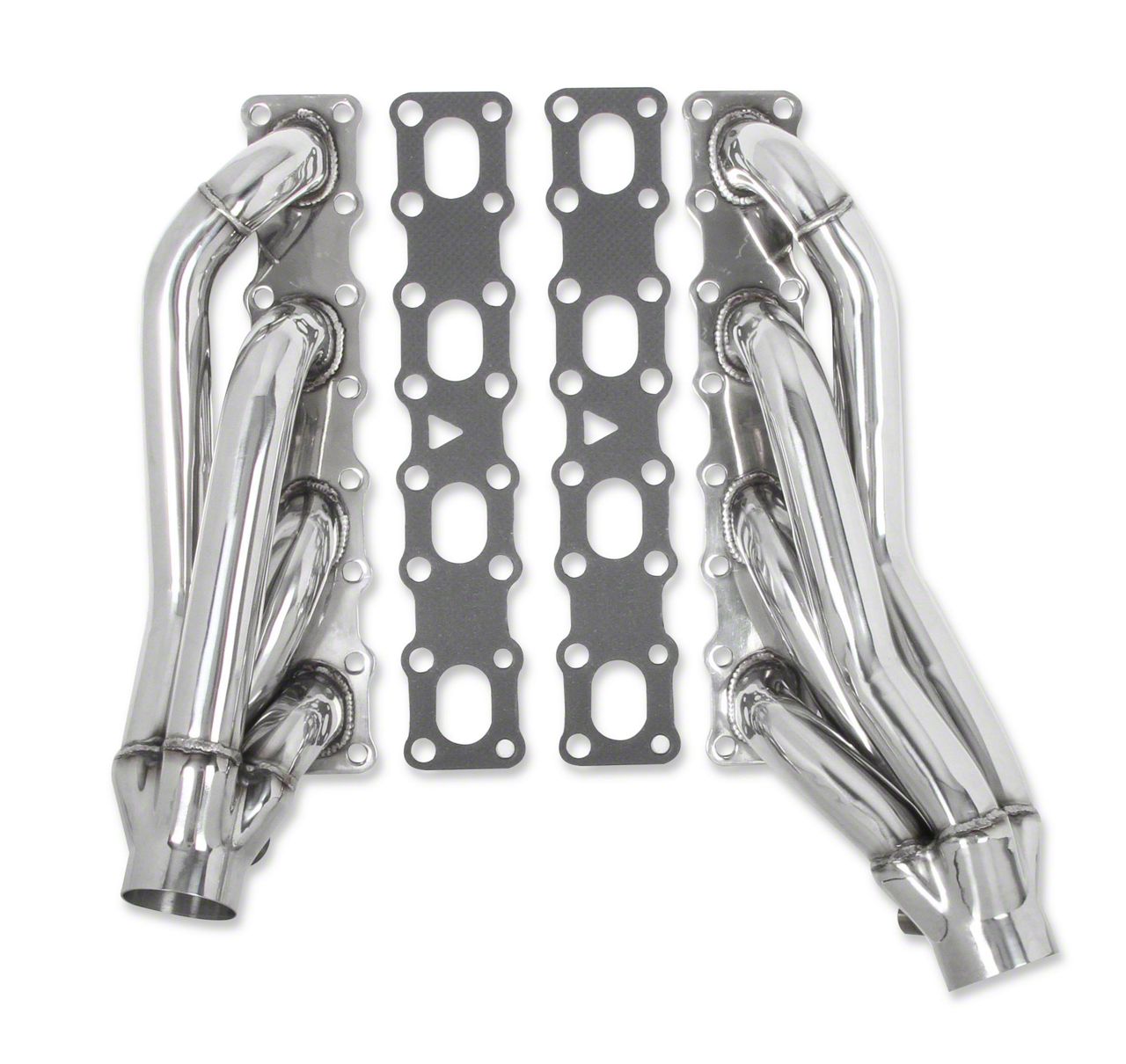Flowtech Titan 1-5/8-Inch Shorty Headers; Polished 17001FLT (04-15 ...