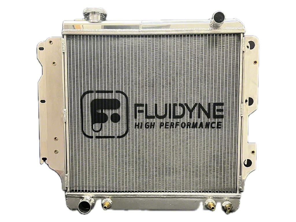 FLUIDYNE High Performance Jeep Wrangler 3-Row Aluminum Radiator; 26 ...