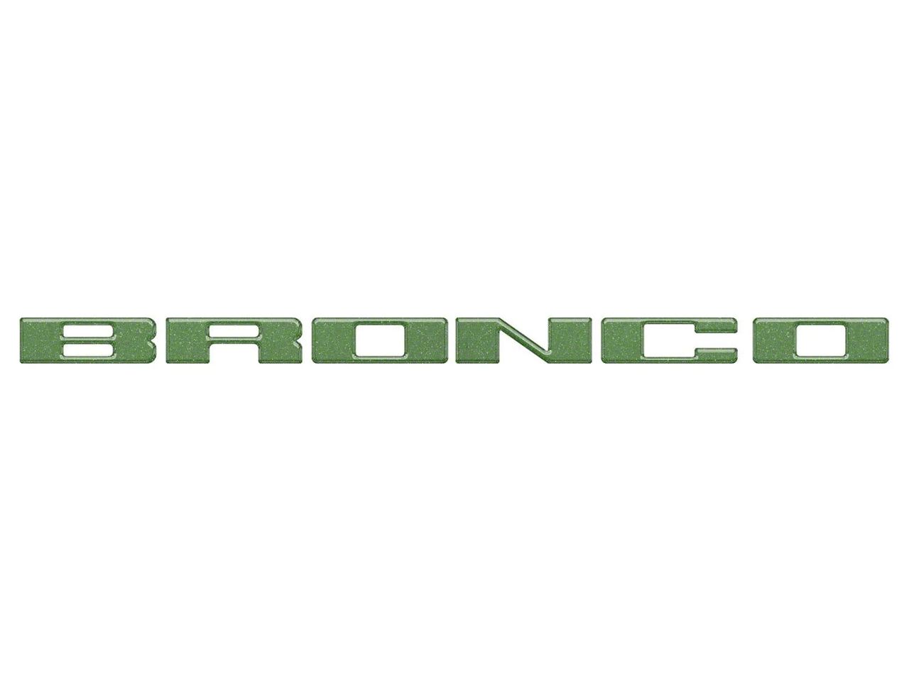 Ford Bronco Grille Lettering; Eruption Green VN2DZ9942528AG (21-23 ...