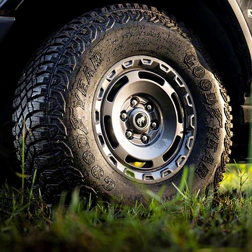 Ford Performance Bronco Everglades Carbonized Gray 6-Lug 5-Wheel Kit ...