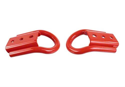 Ford Performance Bronco Rear Tow Hooks; Red M-18954-BTHR (21-25 Bronco ...