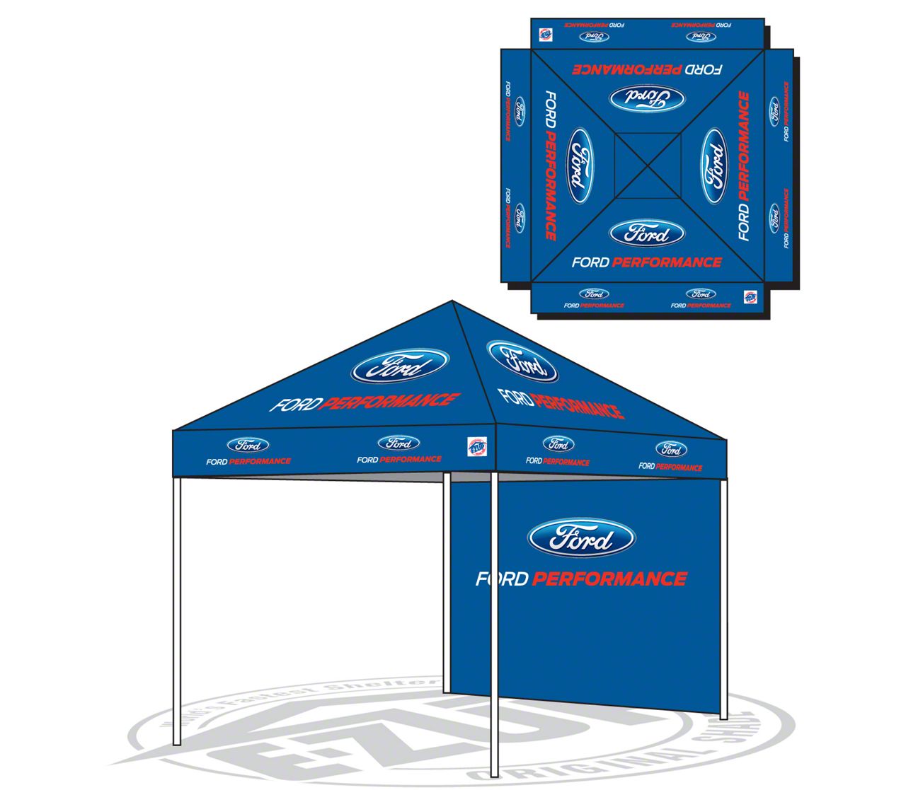 Ford Performance Universal XT E-Z Up Tent; 10-Foot x 10-Foot M-1827 ...