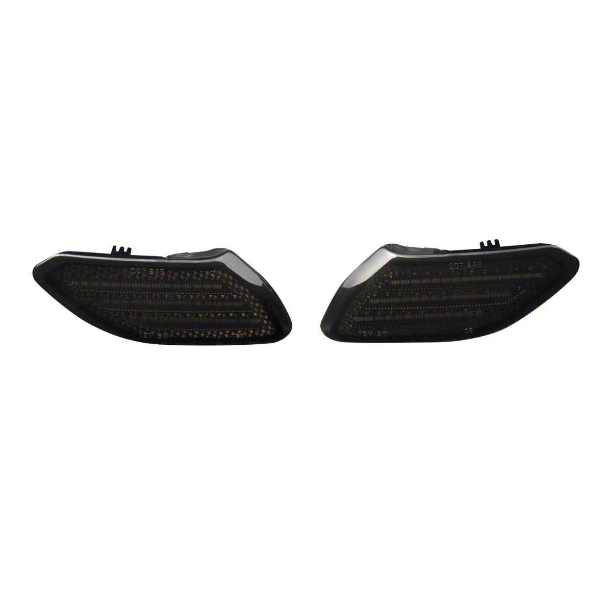 Form Lighting Jeep Wrangler LED Side Marker Lights; Smoked FL0061 (18 ...