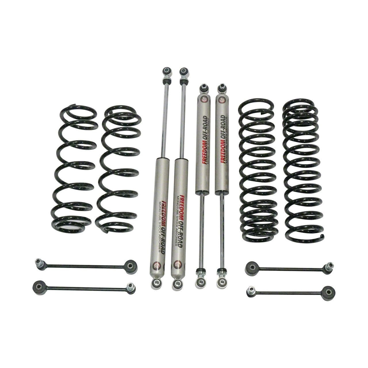 Freedom Offroad Jeep Gladiator 4-Inch Suspension Lift Kit with Extended ...