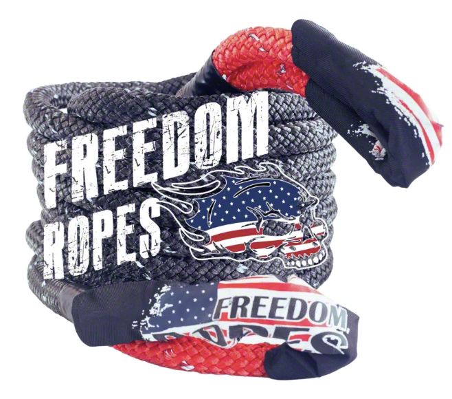 Freedom Ropes Jeep Wrangler 1.25-Inch x 30-Foot Kinetic Energy Recovery ...