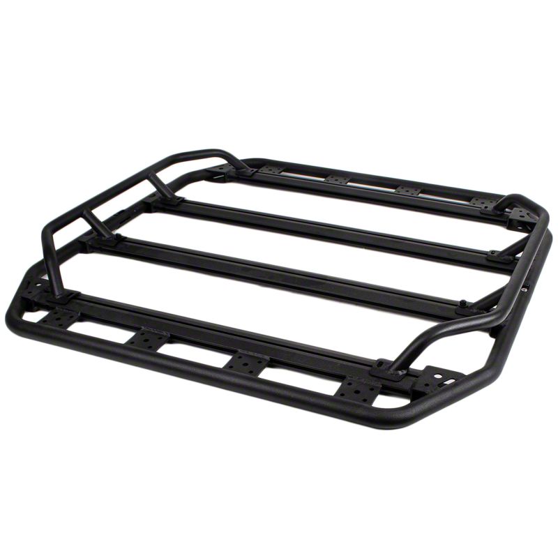 Go Rhino Frontier 40-Inch x 40-Inch Flat Platform Rack with Dual Rail ...