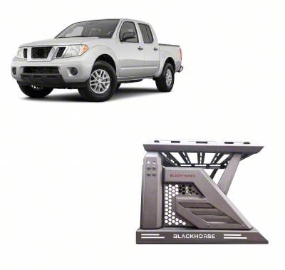 Frontier Armour II Roll Bar with Basket; Black (05-21 Frontier) - Free ...