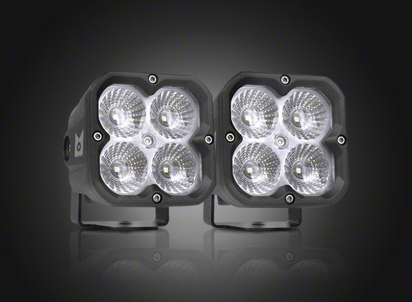 Frontier Concept Series 3-Inch Cube LED Pod Lights; Flood Beam ...