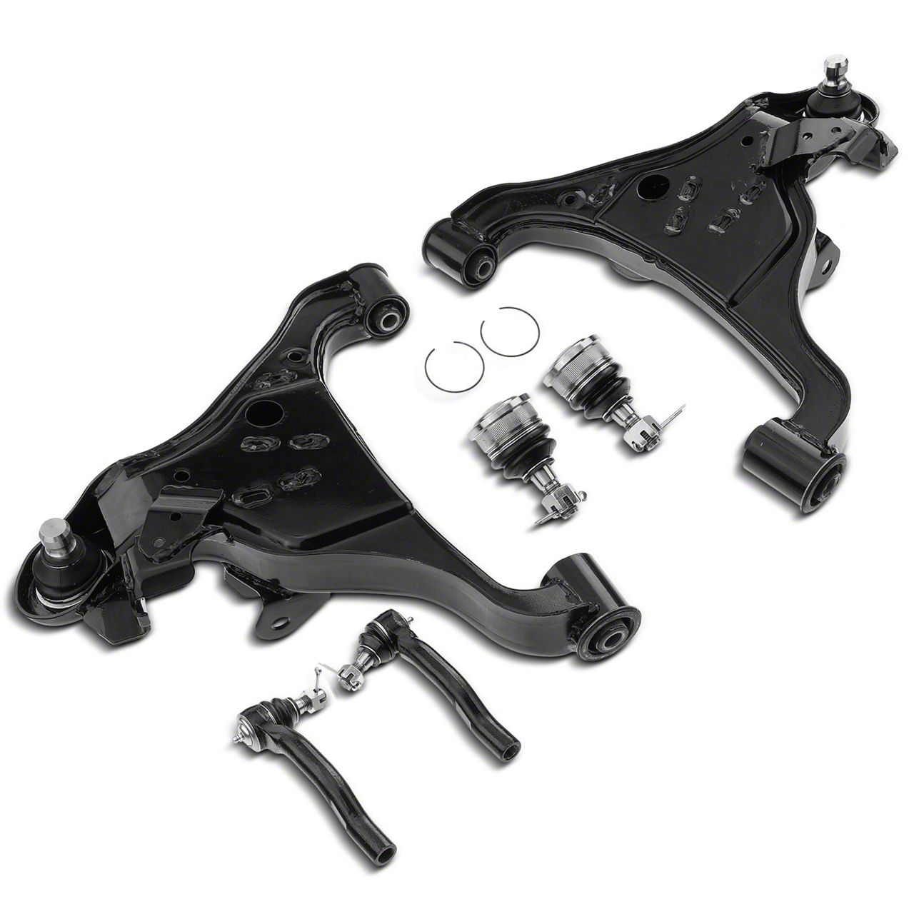 Frontier Front Lower Control Arm, Ball Joint and Tie Rod End Kit (05-18 ...