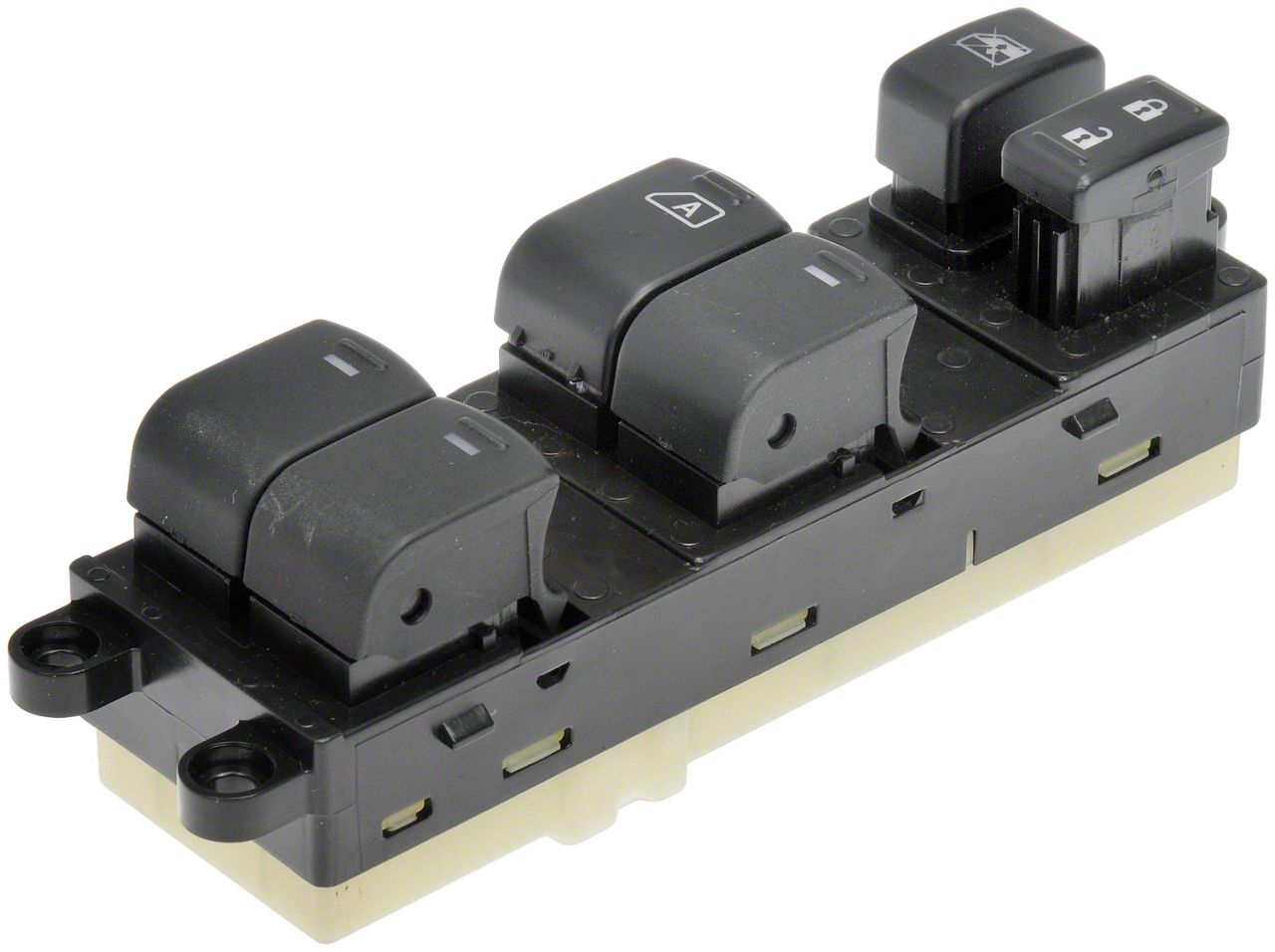 Frontier Front Window Switch 6-Button; Driver Side (08-21 Frontier Crew ...