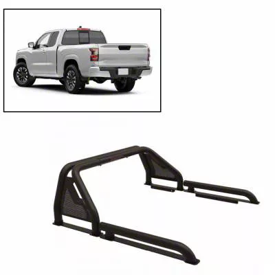 Frontier Gladiator Roll Bar; Black (22-26 Frontier) - Free Shipping
