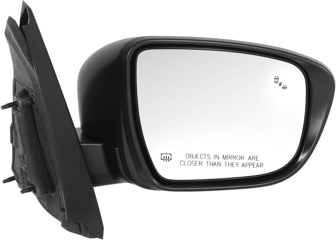 Frontier OE Style Powered Heated Mirror; Passenger Side; Paintable ...