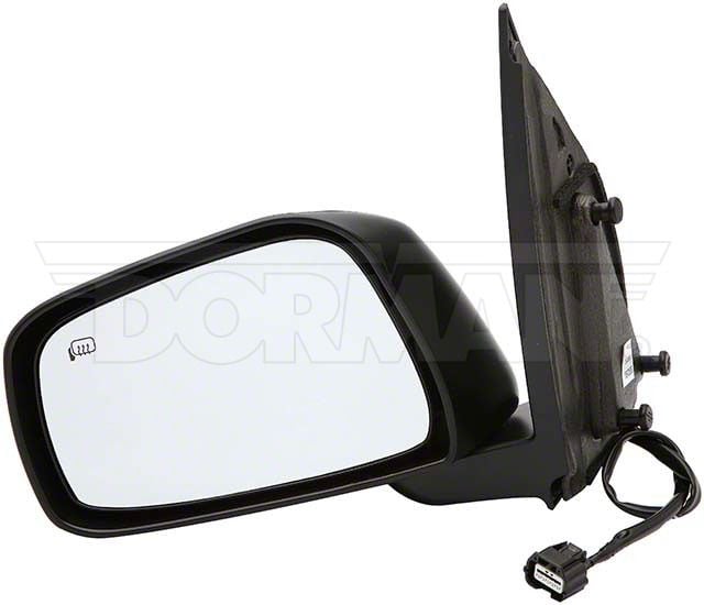 Frontier Powered Heated Side Mirror; Driver Side; Black (05-15 Frontier ...