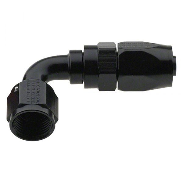 Frontier Series 2000 Pro-Flow 90 Degree Hose End; -6AN; Black - Free ...