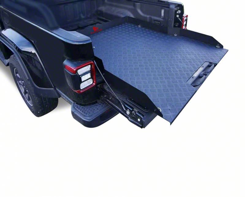 Frontier Slide Tray; Textured Black (22-26 Frontier) - Free Shipping