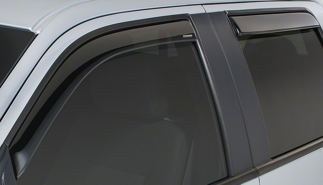 Frontier Snap-Inz In-Channel Sidewind Deflectors; Front and Rear; Smoke ...
