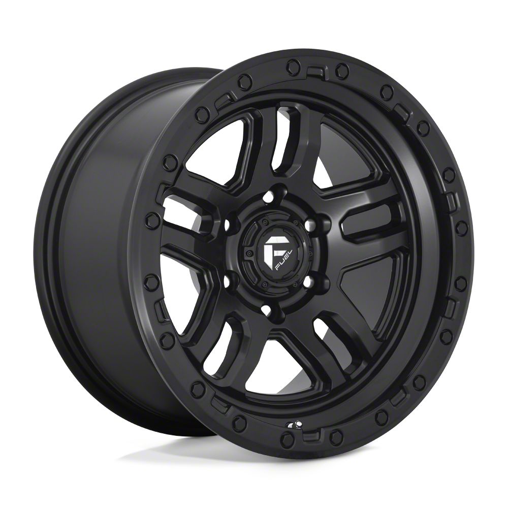 Fuel Wheels Titan Ammo Matte Black 6-Lug Wheel; 18x9; 20mm Offset ...