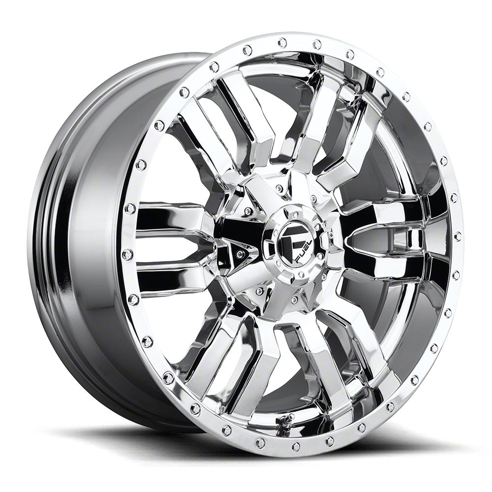Fuel Wheels Toyota 4-Runner Sledge Chrome 6-Lug Wheel; 22x10; 10mm ...