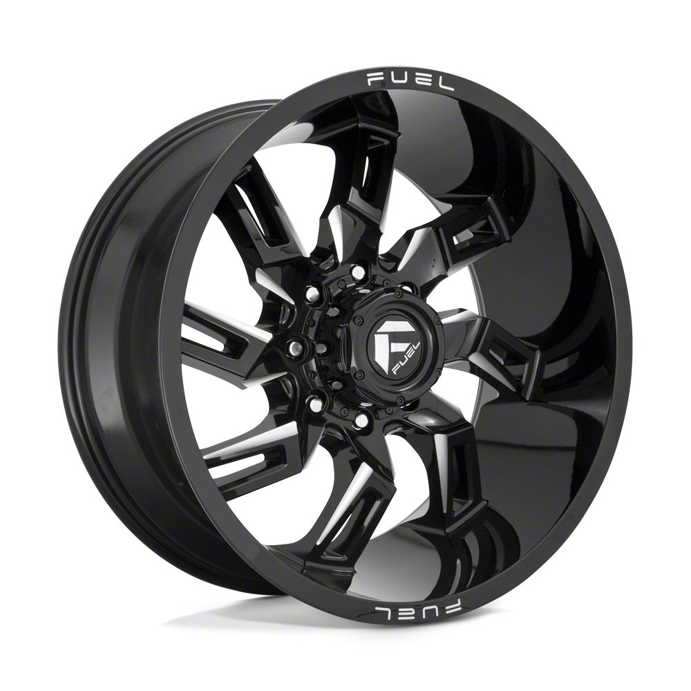 Fuel Wheels Jeep Gladiator Lockdown Gloss Black Milled Wheel; 20x9; 1mm ...