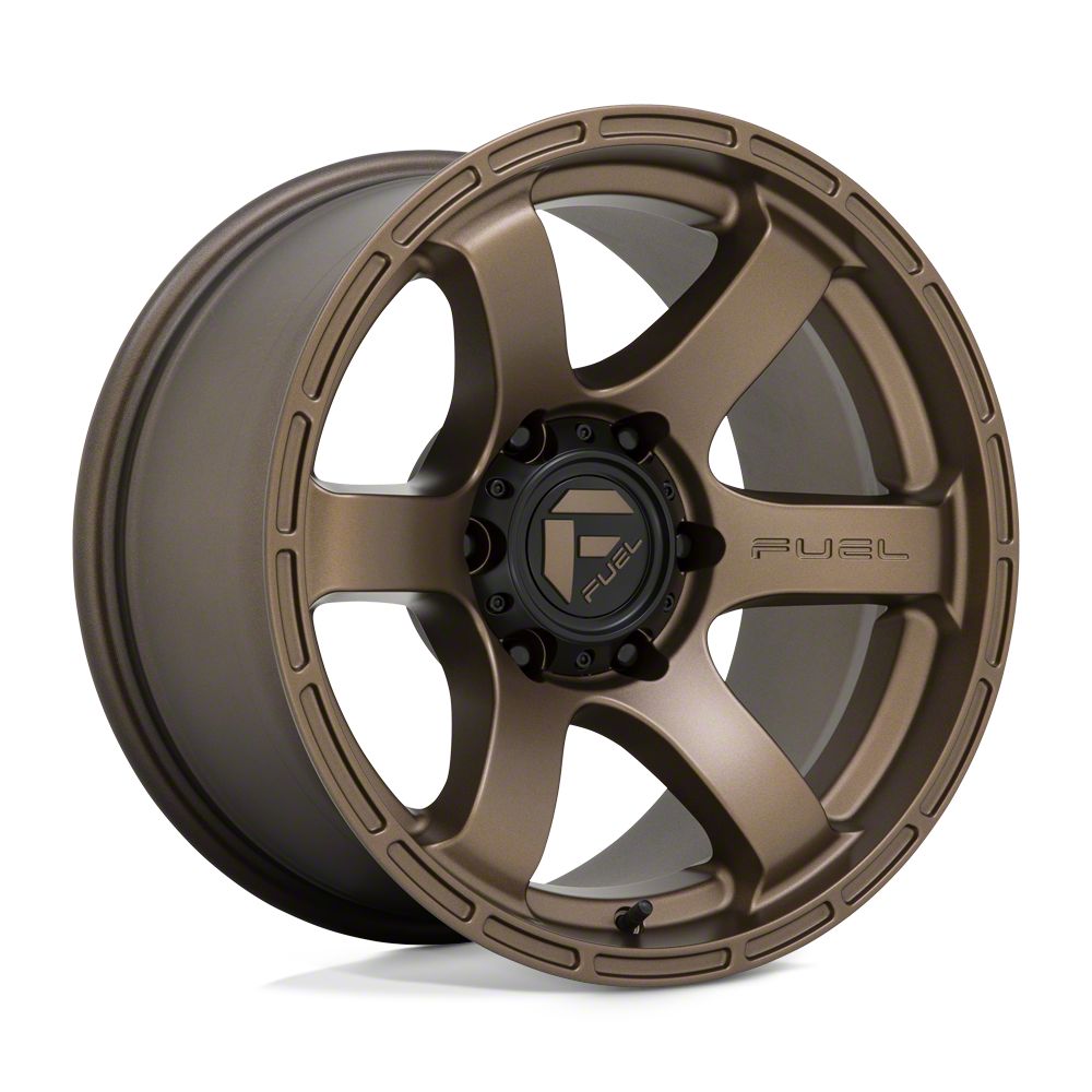 Fuel Wheels Jeep Wrangler Rush Matte Bronze Wheel; 20x9; 1mm Offset ...