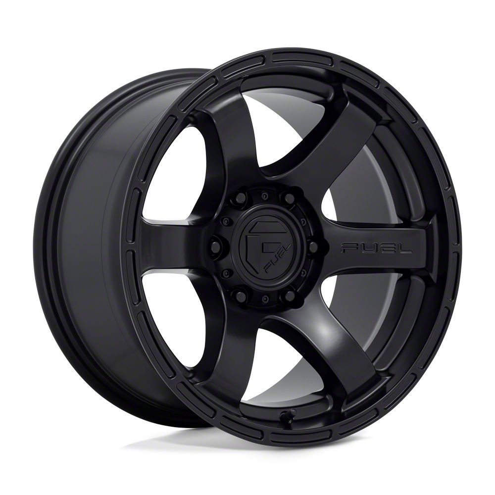 Fuel Wheels Jeep Wrangler Rush Satin Black Wheel; 20x9; 1mm Offset ...