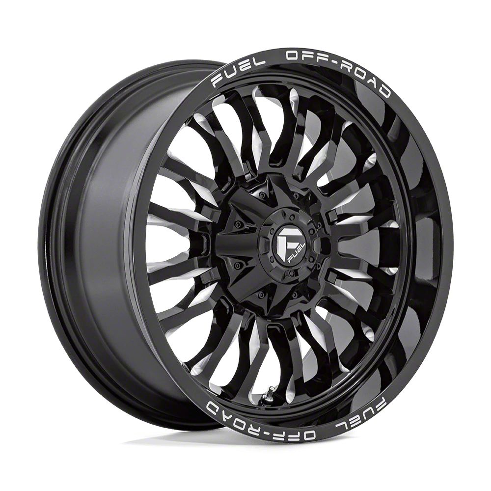 Fuel Wheels Toyota 4-Runner Arc Gloss Black Milled 6-Lug Wheel; 22x12 ...