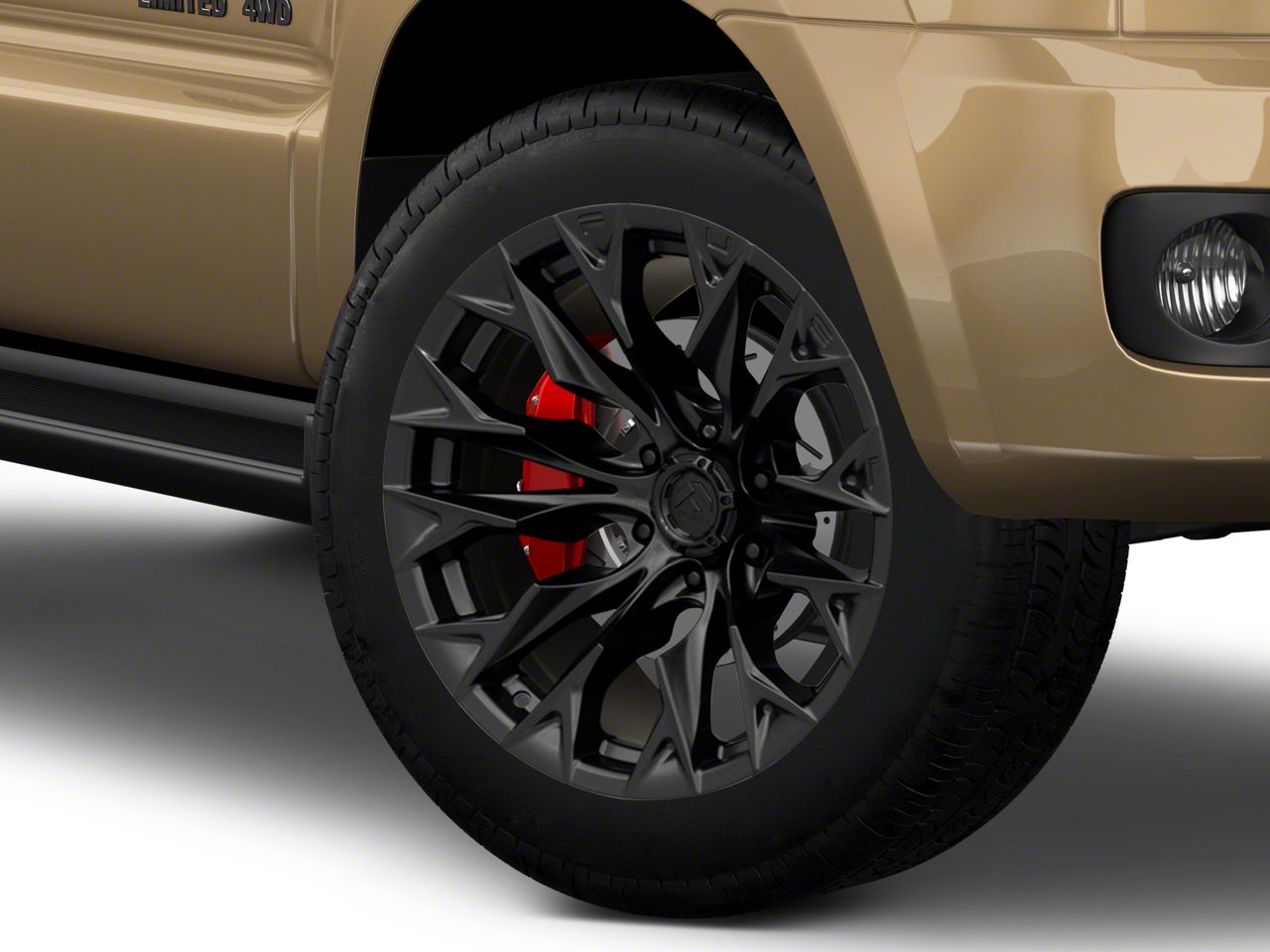 Fuel Wheels Toyota 4-Runner Flame Blackout 6-Lug Wheel; 20x10; -18mm ...