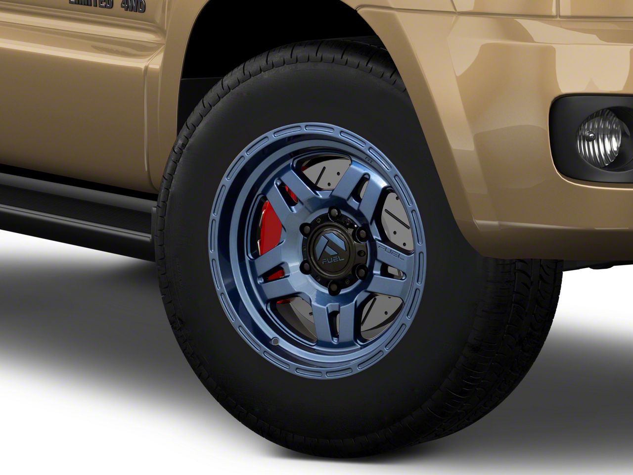 Fuel Wheels Toyota 4-Runner Oxide Dark Blue 6-Lug Wheel; 17x8.5; 1mm ...
