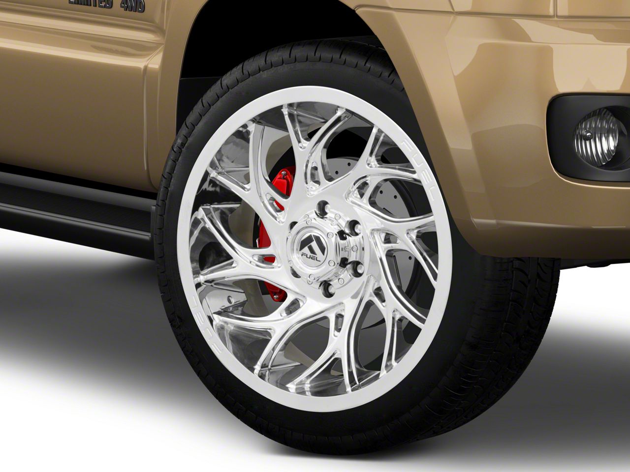 Fuel Wheels Toyota 4-Runner Runner Chrome 6-Lug Wheel; 24x14; -75mm ...