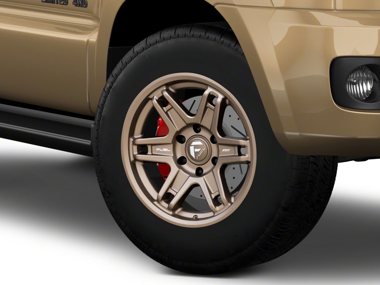 Fuel Wheels Toyota 4-Runner Slayer Matte Bronze 6-Lug Wheel; 17x8.5 ...