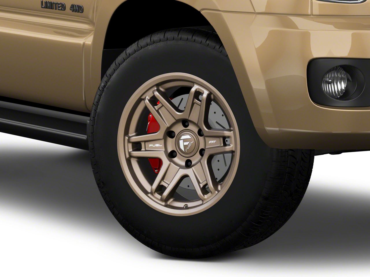 Fuel Wheels Toyota 4-Runner Slayer Matte Bronze 6-Lug Wheel; 17x9 ...
