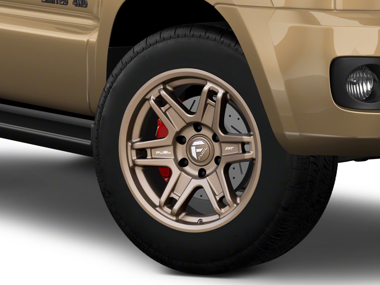 Fuel Wheels Toyota 4-Runner Slayer Matte Bronze 6-Lug Wheel; 18x8.5 ...