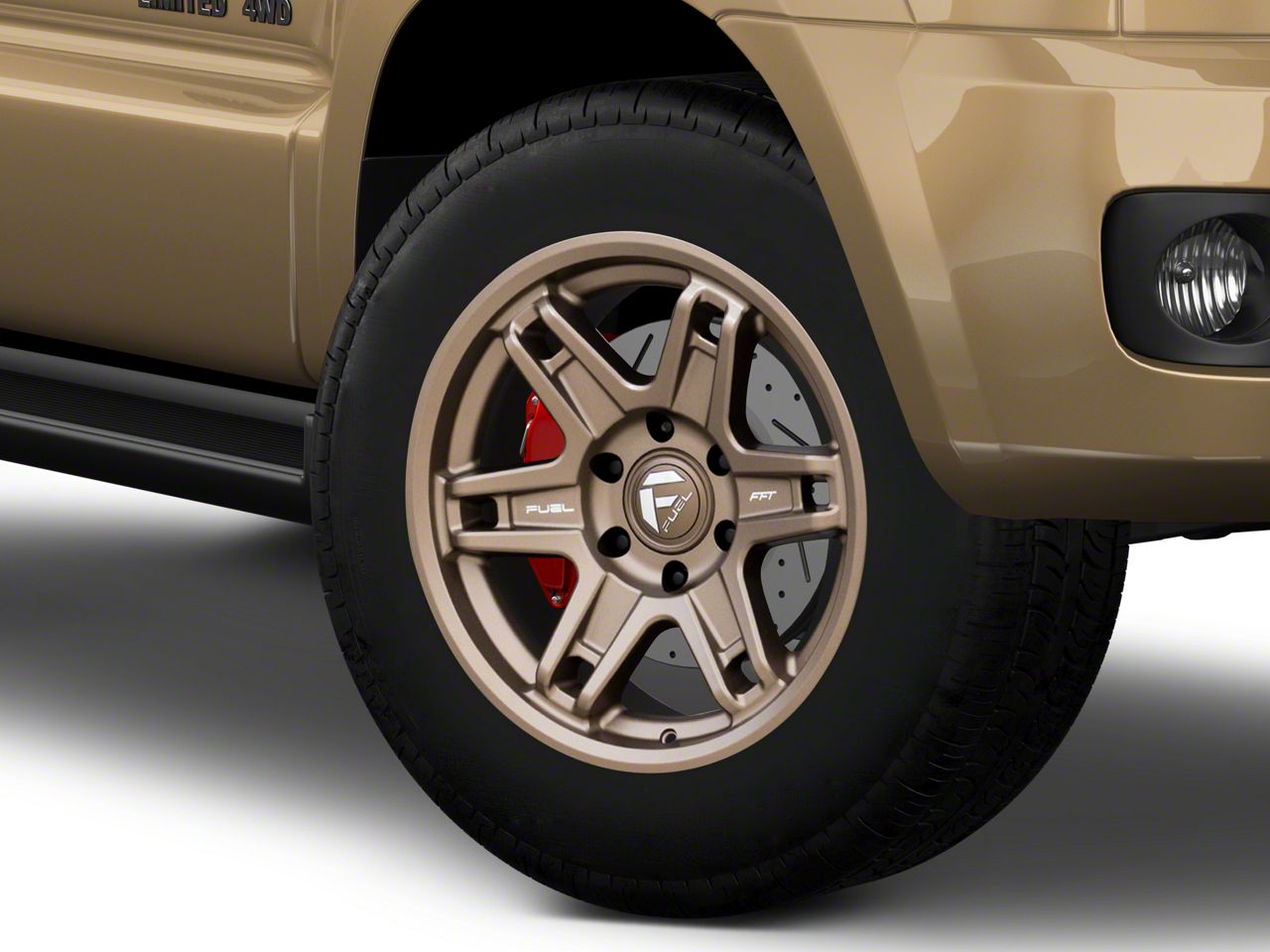 Fuel Wheels Toyota 4-Runner Slayer Matte Bronze 6-Lug Wheel; 18x8.5 ...