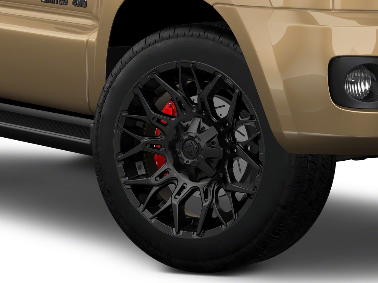 Fuel Wheels Toyota 4-Runner Twitch Gloss Black 6-Lug Wheel; 20x10 ...