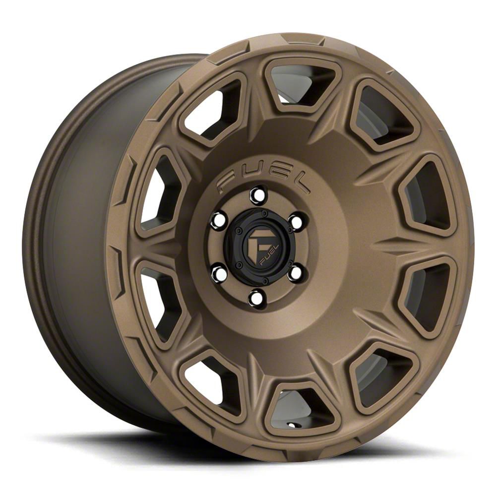 Fuel Wheels Toyota 4-Runner Vengeance Matte Bronze 6-Lug Wheel; 20x9 ...