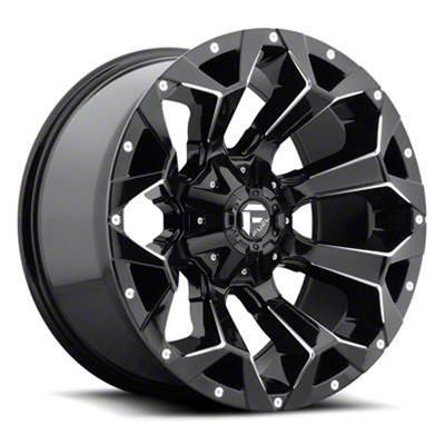 Fuel Wheels Titan Assault Gloss Black Milled 6-Lug Wheel; 20x10; -22mm ...