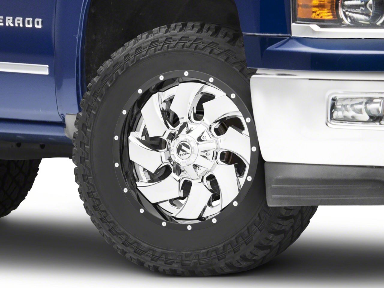 Fuel Wheels Titan Cleaver Chrome 6-Lug Wheel; 20x10; -19mm Offset ...