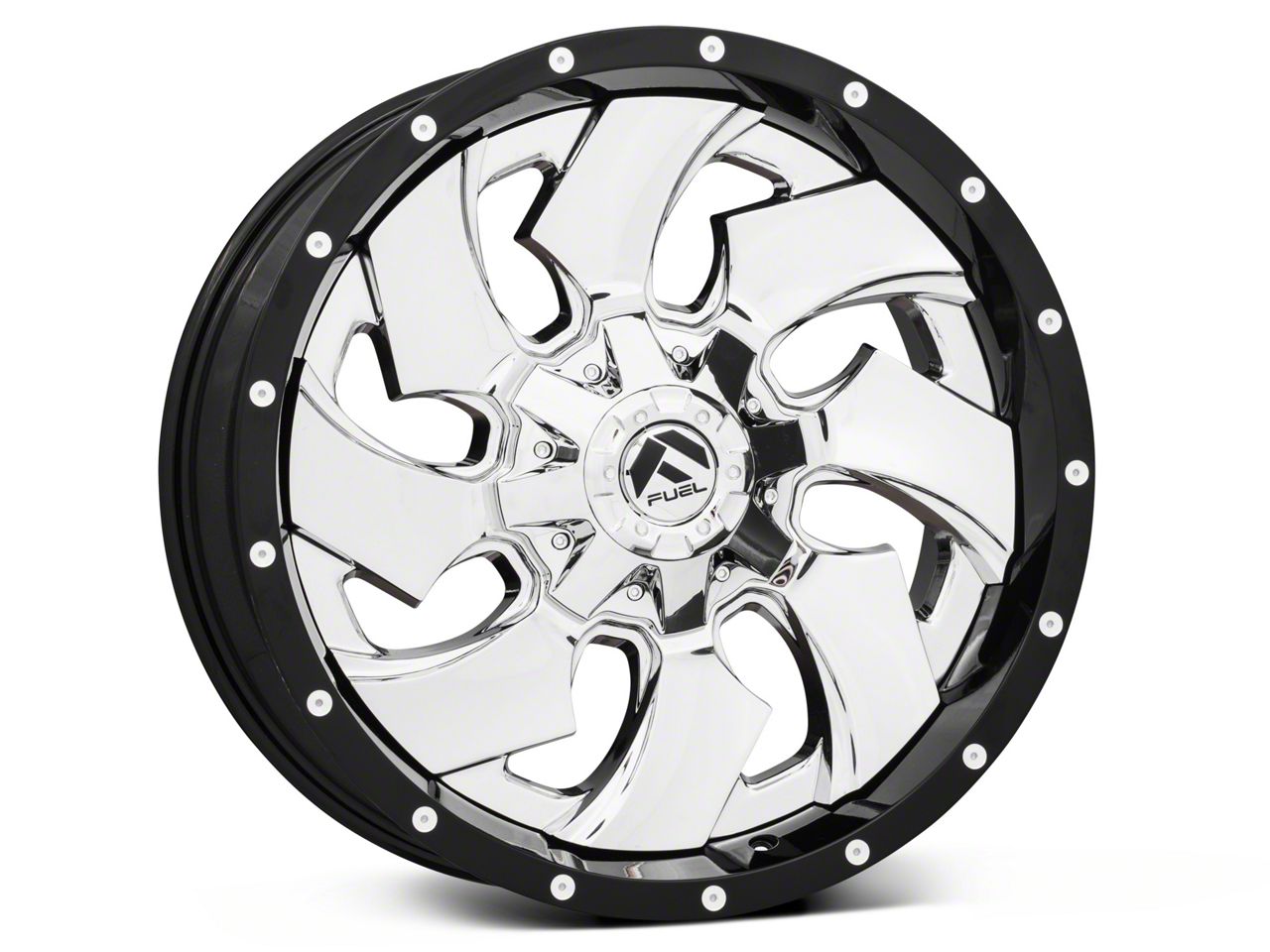 Fuel Wheels Titan Cleaver Chrome 6-Lug Wheel; 20x9; 1mm Offset ...